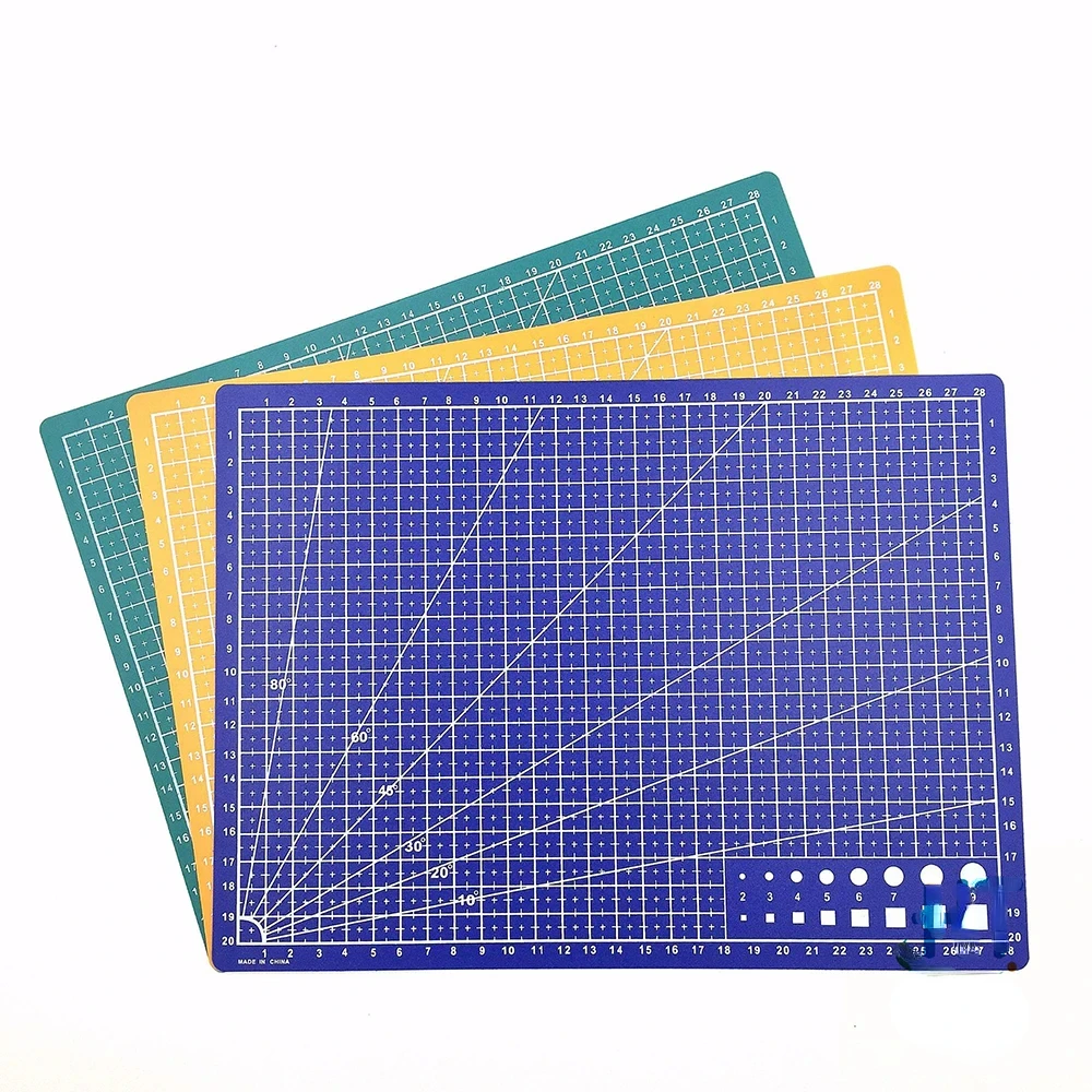 Double-Sided-A4-A5-PVC-Self-Healing-Cutting-Mat-Hole-Punches-Leather ...