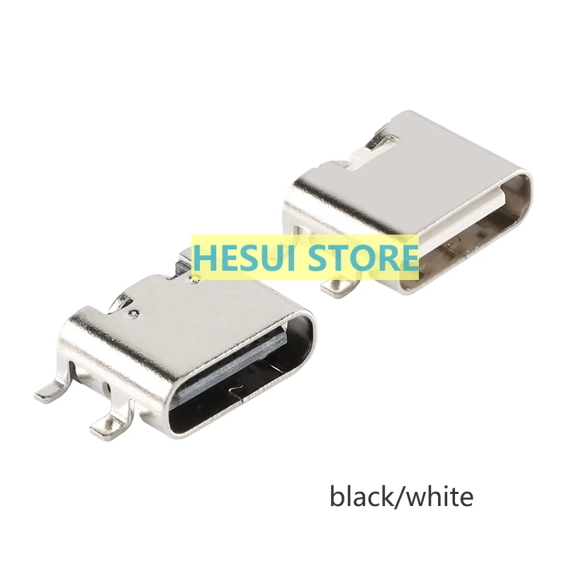 USB-Type-C-6P-female-base-Sleeper-SMD-four-pin-full-6P-Simple-high ...
