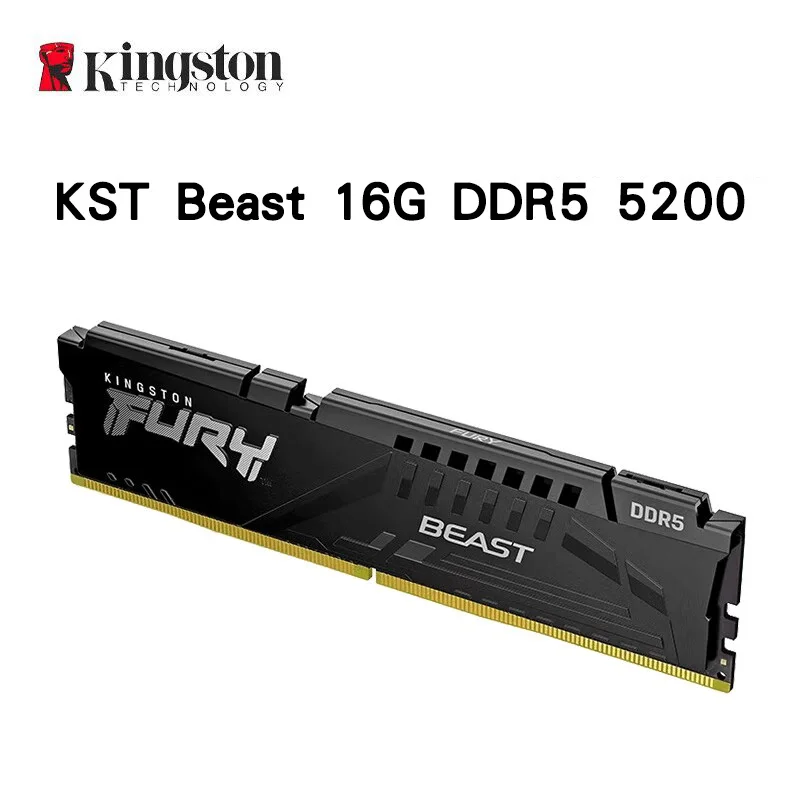 Kingston Fury Beast Memory 16GB 32GB 5200MHz DDR5 RAM Desktop Memory ...