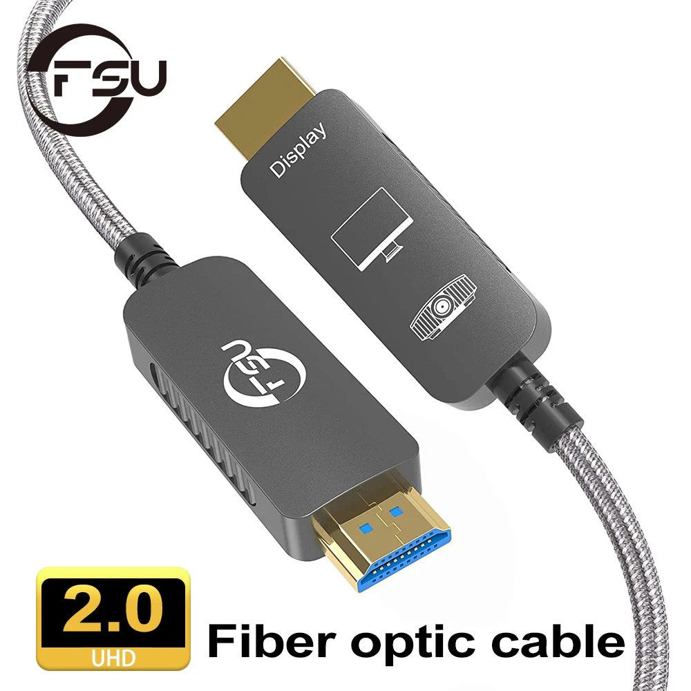 FSU-Cable-de-fibra-ptica-compatible-con-HDMI-2-0-4K-60Hz-compatible-con ...