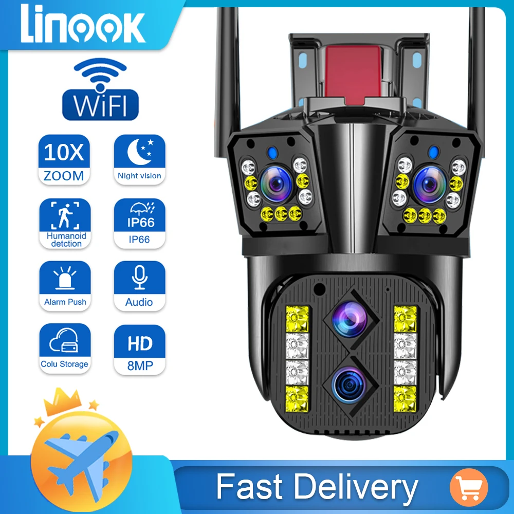 Linook-12MP-6K-ptz-CCTV-wireless-WIFI-outdoor-IP-security-camera-10X ...