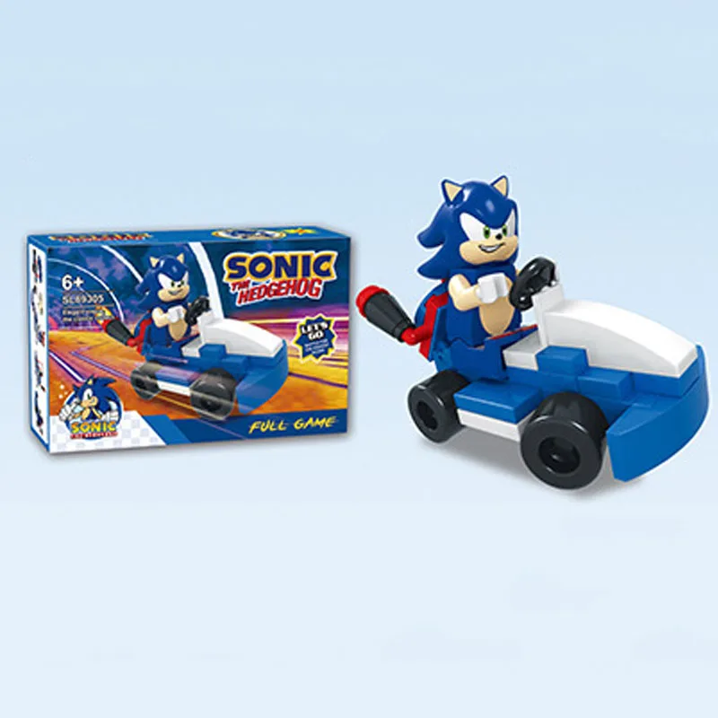 Bloques de construcción de Sonic the Hedgehog, personajes de dibujos ...