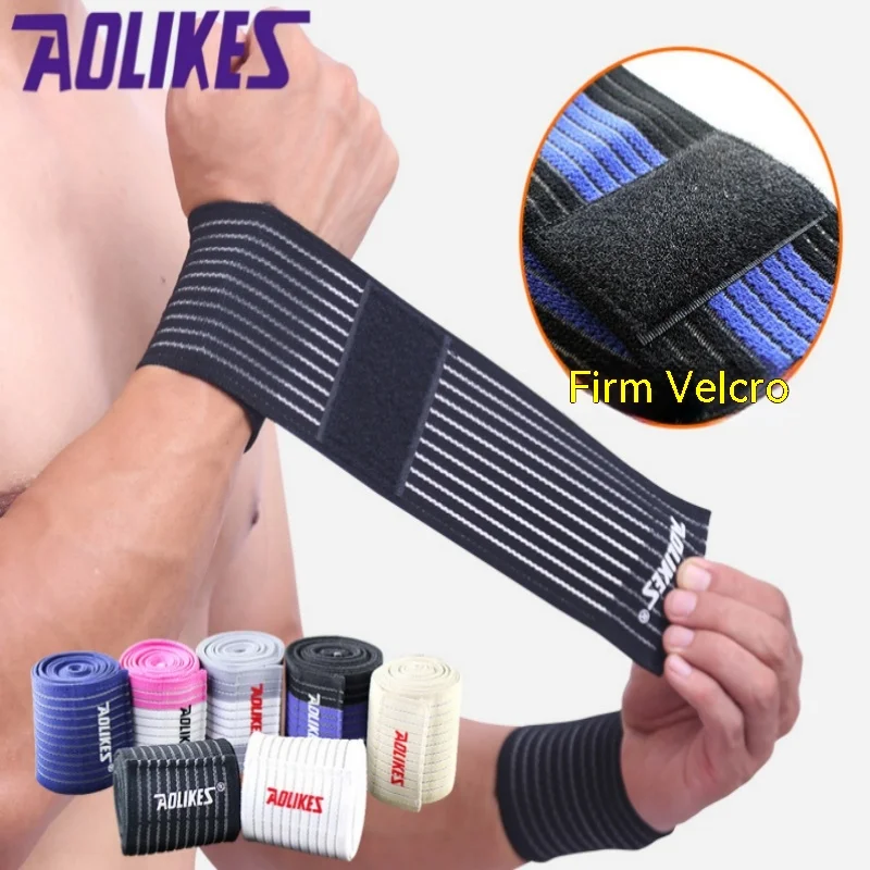 Gym-Fitness-Support-Wrist-Brace-Wrap-carpal-tunnel-Cotton-Elastic-Bandage-Hand-Sport-Wristband ...
