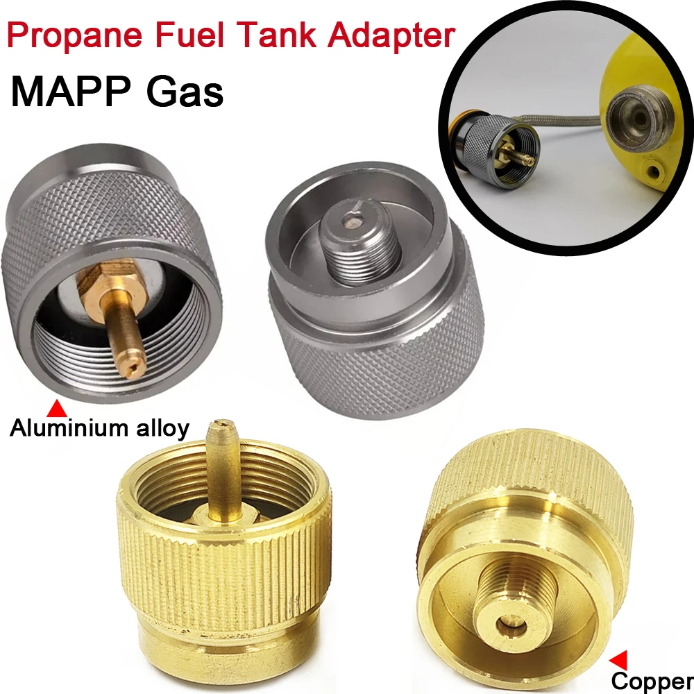 Mapp Propane Fuel Tank Adapter Lindal Valve Output Camping Stove Tank ...