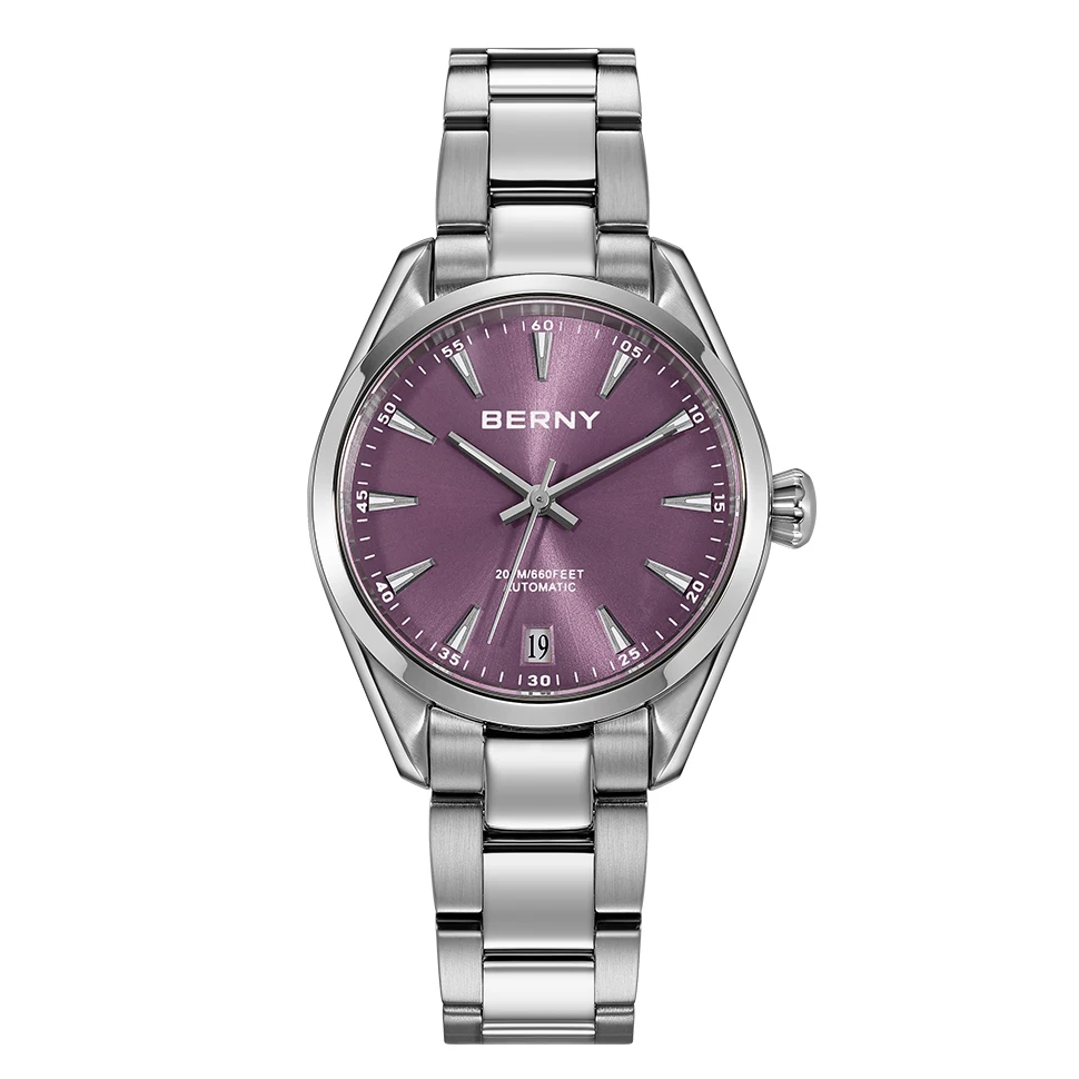BERNY-Automatic-Women-Watch-PT5000-Sapphire-Mechanical-Elegant-Women-s ...