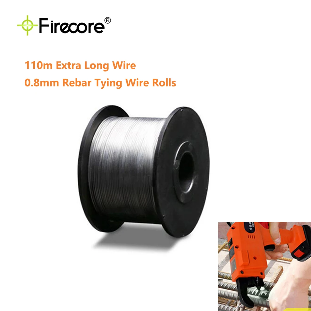 FIRECORE-0-8mm-110M-Roll-Wire-Iron-Wire-for-Rebar-Tying-Machine ...