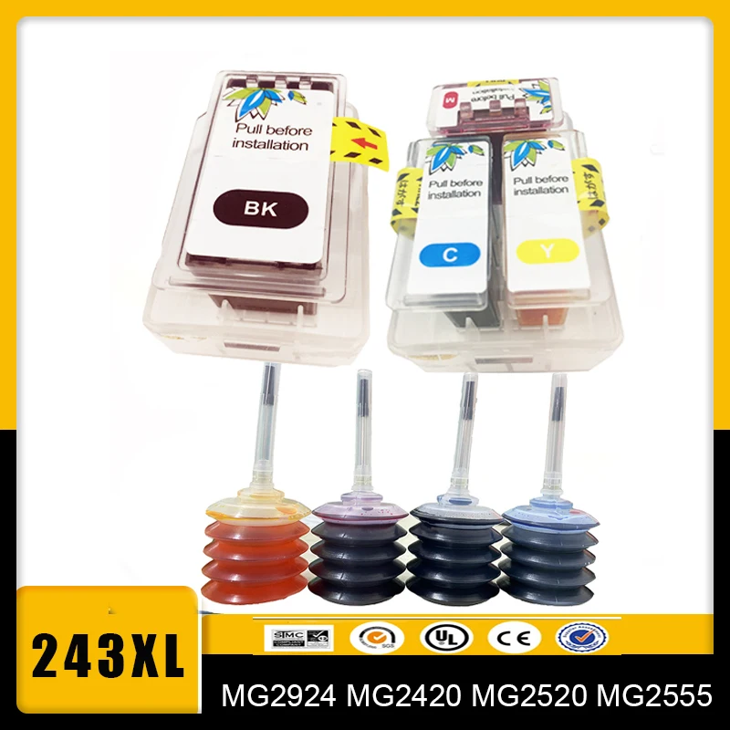 vilaxh-PG243-CL244-Smart-Cartridge-Refill-Kit-For-Canon-PG243Xl-CL244XL ...