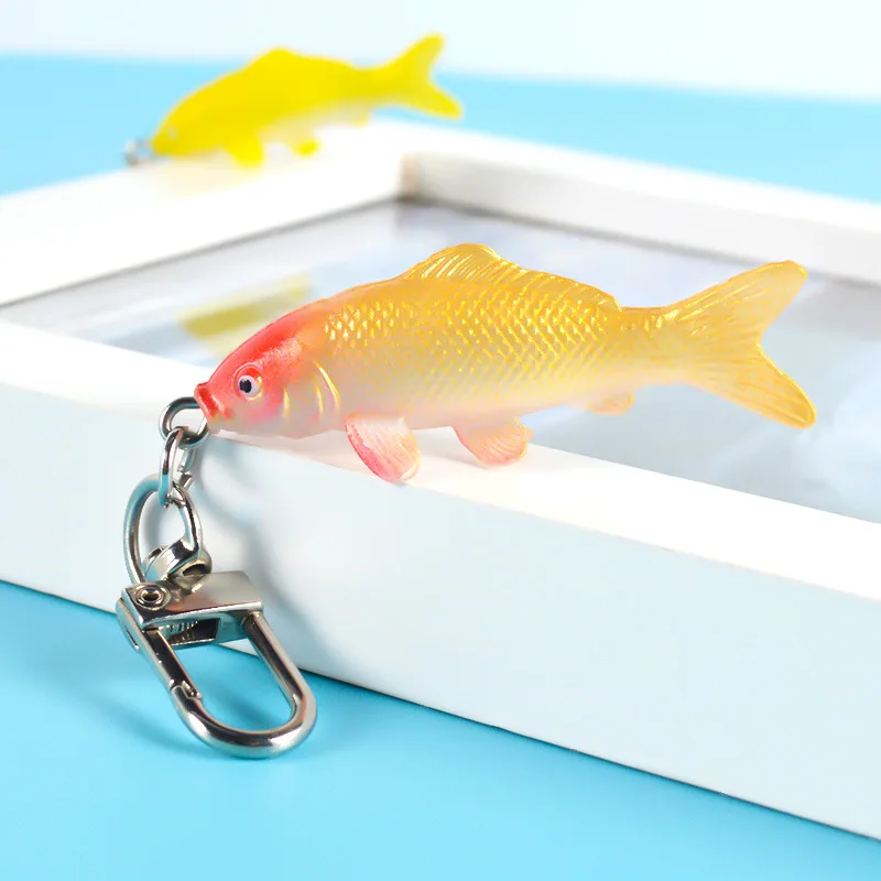 New-Cute-Fish-Keychain-Creative-Fashion-Simulation-Animal-Koi-Model ...