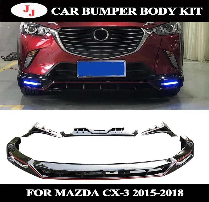 CAR-STYLE-BODY-KIT-For-Mazda-CX-3-2015-2018-Car-Body-Kit-Front-Bumper ...