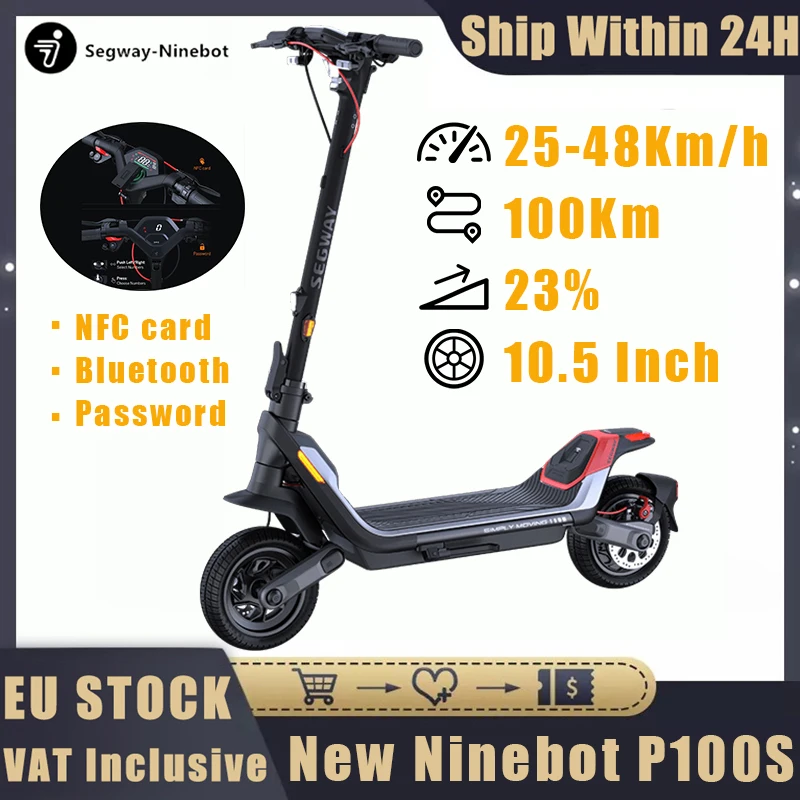 EU-STOCK-Original-Ninebot-by-Segway-P100SU-Electric-Scooter-48Km-h-Top ...