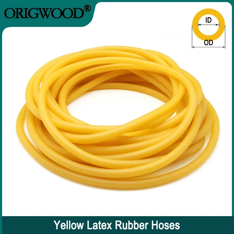 Nature-Latex-Rubber-Hoses-Yellow-IDxOD-1-6-18mm-High-Resilient-Surgical ...