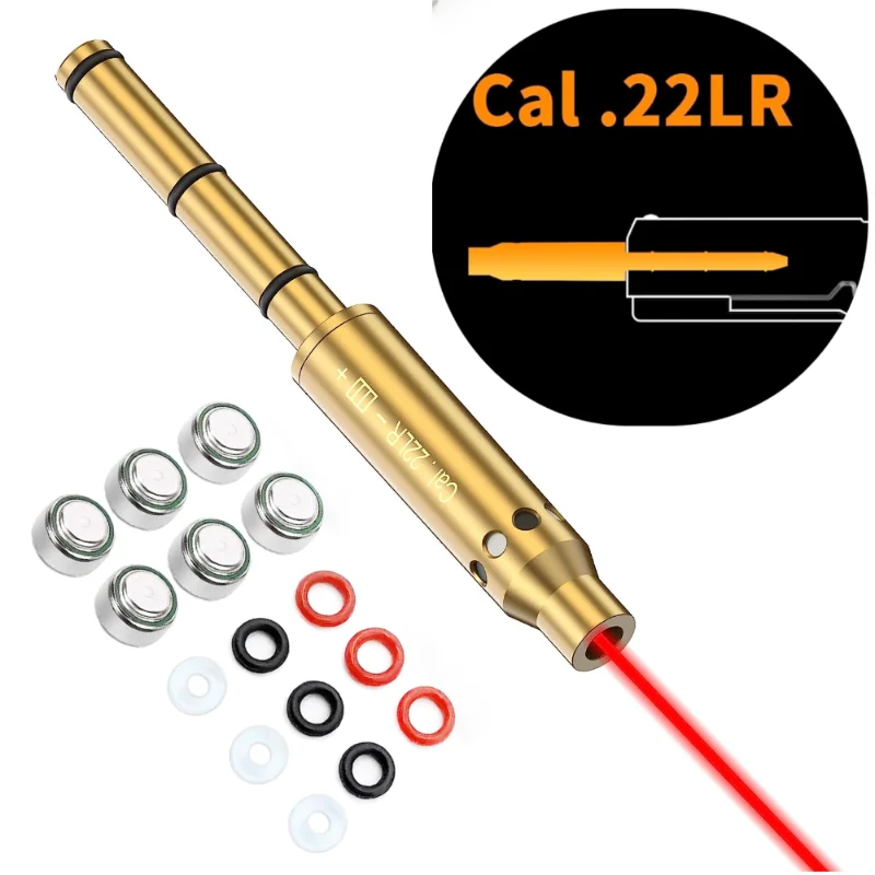 22-Laser-Boresighter-22LR-Laser-Collimator-Cal-22LR-Rifle-Laser-Bore ...