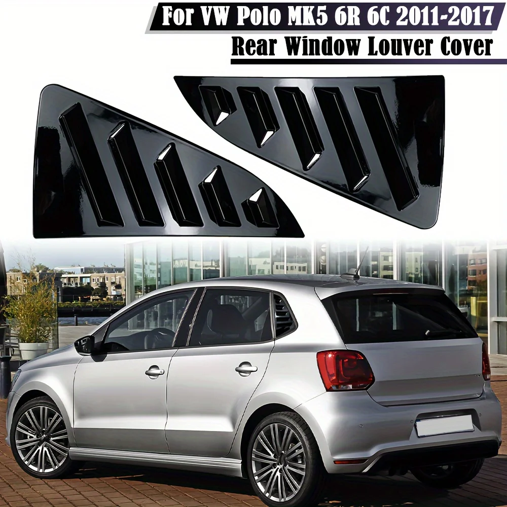 Pair-Car-Window-Shutter-Cover-Trim-Window-Louver-Side-Vent-Trim-Sticker ...