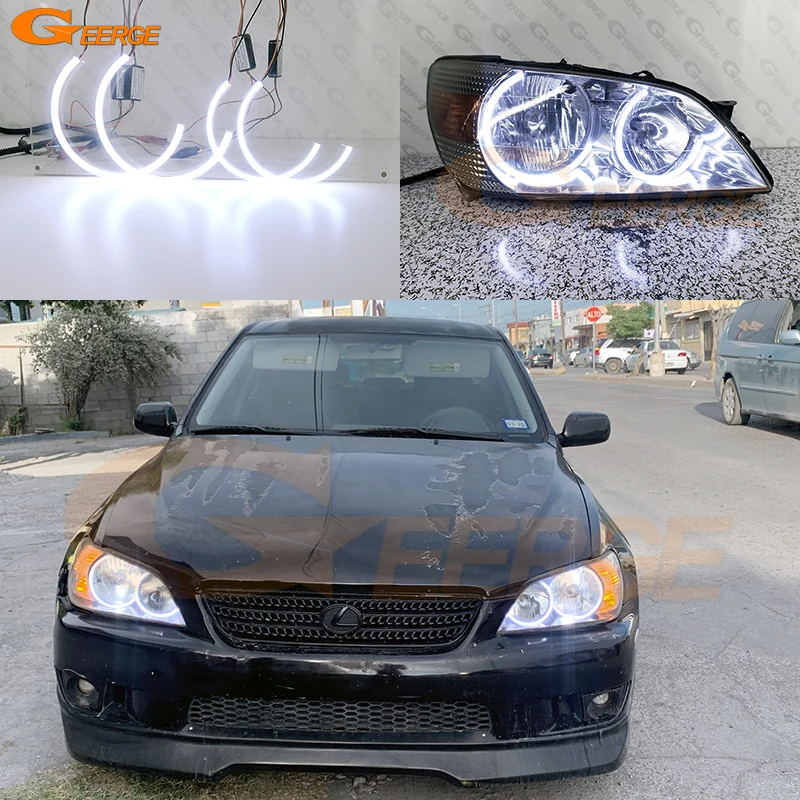 For Toyota Altezza Sxe10 Gita Excellent Ultra Bright Cob Led Angel Eyes ...
