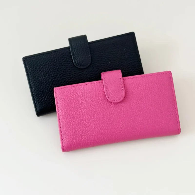 Custom-Letters-Men-Genuine-Leather-Long-Card-Wallet-Large-Capacity ...