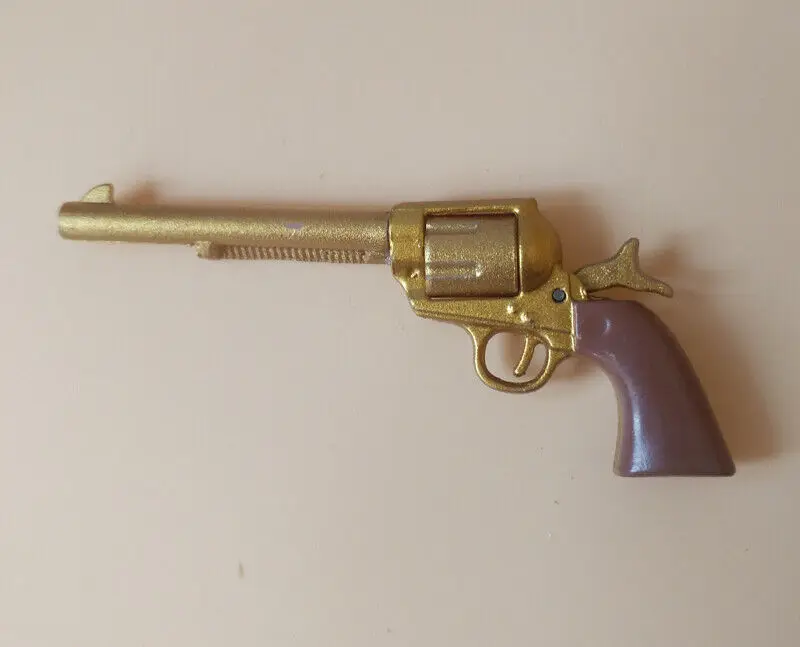 Golden 1/6 Cowboy Revolver Model for 12" Action Figure Doll