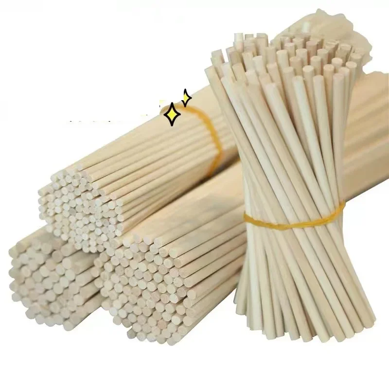 Palos-de-madera-redondos-para-manualidades-herramienta-de-carpinter-a-materiales-de-decoraci-n ...