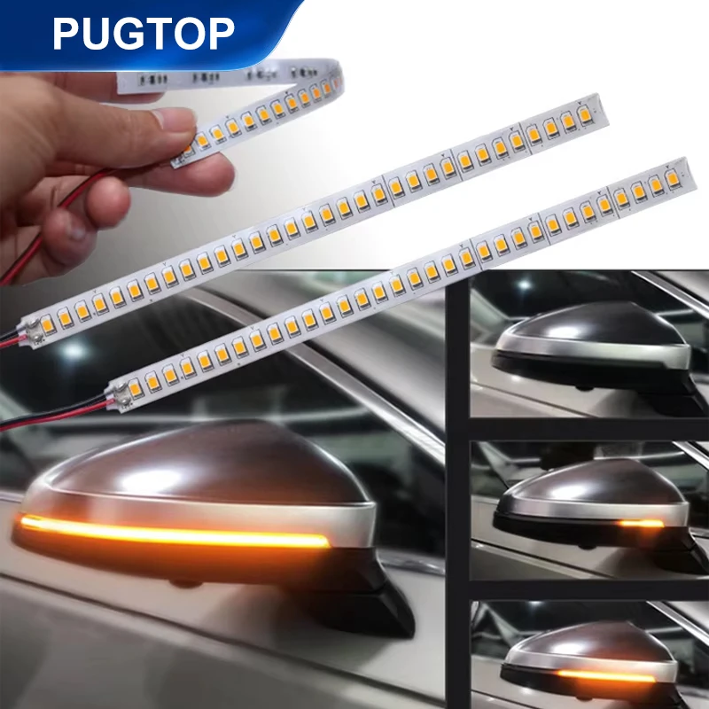 Car-Rearview-Mirror-sequential-Turn-Signal-Light-strip-Running-Light ...