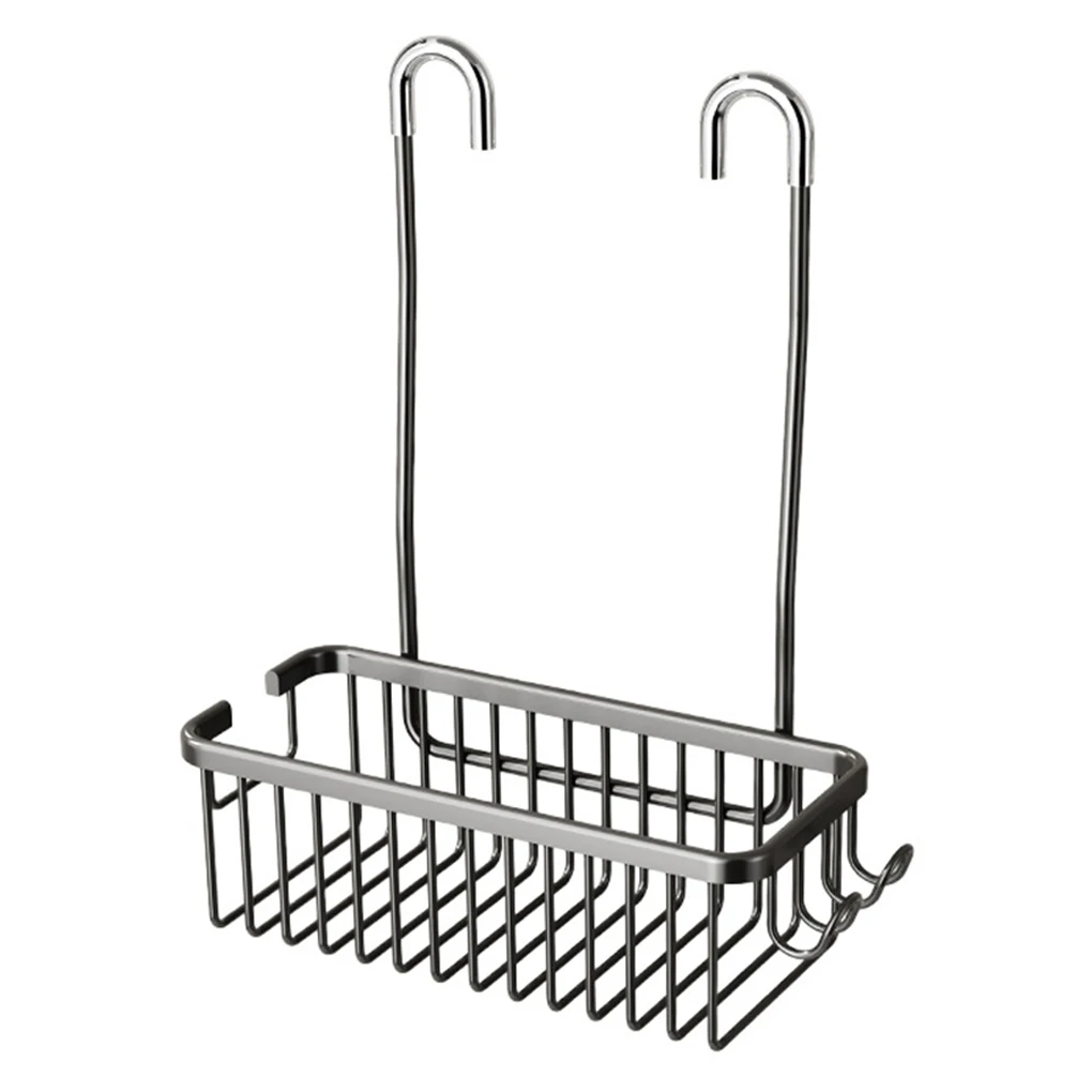 Stainless Steel Bathroom Shower Rack With Hanger Convenient And ...