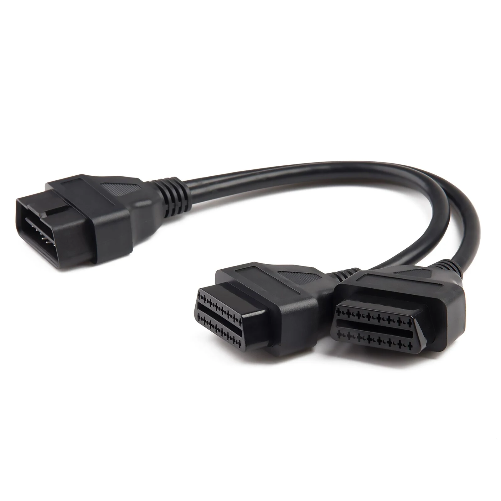 Dual-Female-Y-Splitter-Elbow-16Pin-OBD-2-Extender-ODB-OBD2-Cable-16-Pin ...