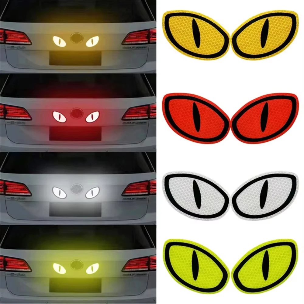 Car Reflector Sticker Night Driving Safety Decal For Auto Truck ...