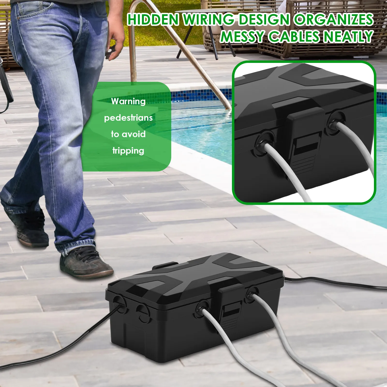 Cable Plug Protection Cover Waterproof Sealed Weather Proof Indoor ...