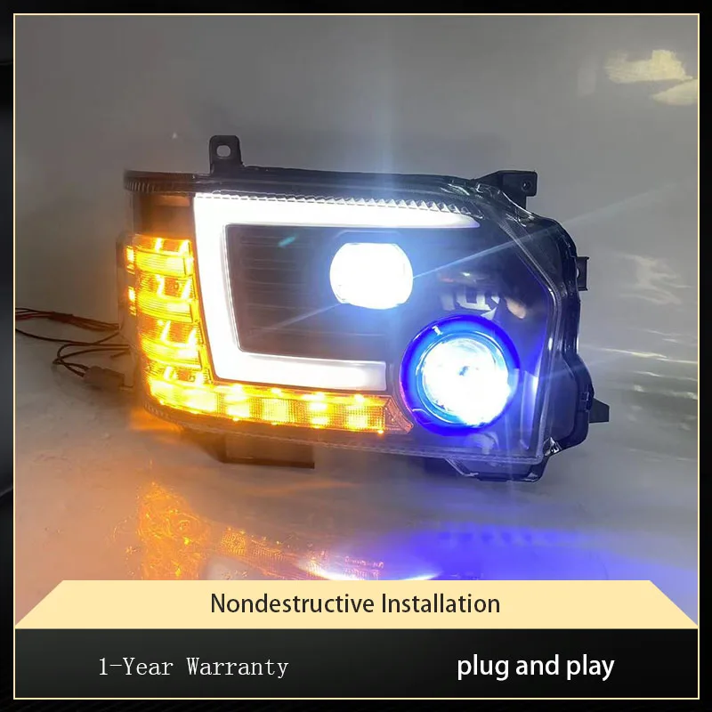 Car Lights For Toyota Hiace 2005-2018 Headlights Upgrade LED DRL ...