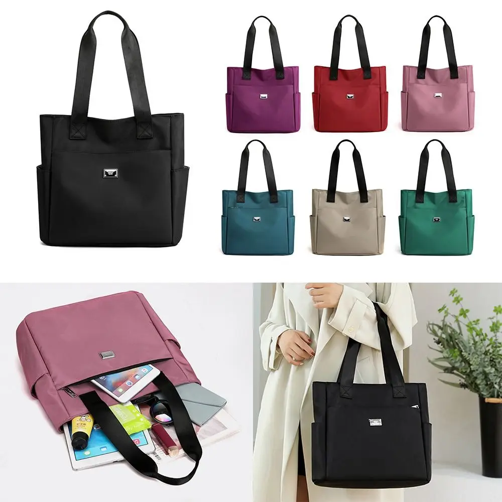 Solid-Color-Large-Capacity-Handbag-High-Quality-Practical-Shoulder-Bag ...