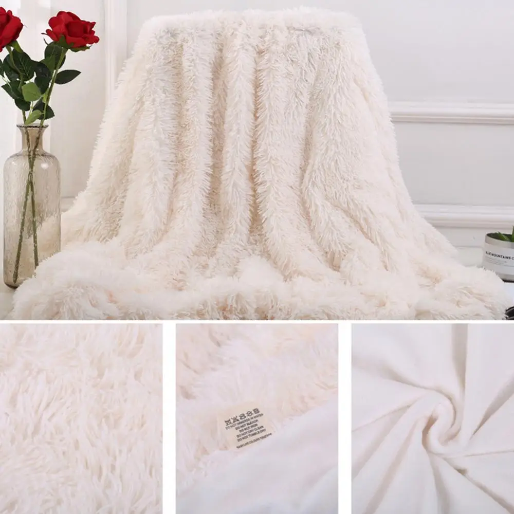 Soft-Warm-Throw-Blanket-Blanket-80x120cm-Fluffy-Shaggy-Bed-Sofa ...