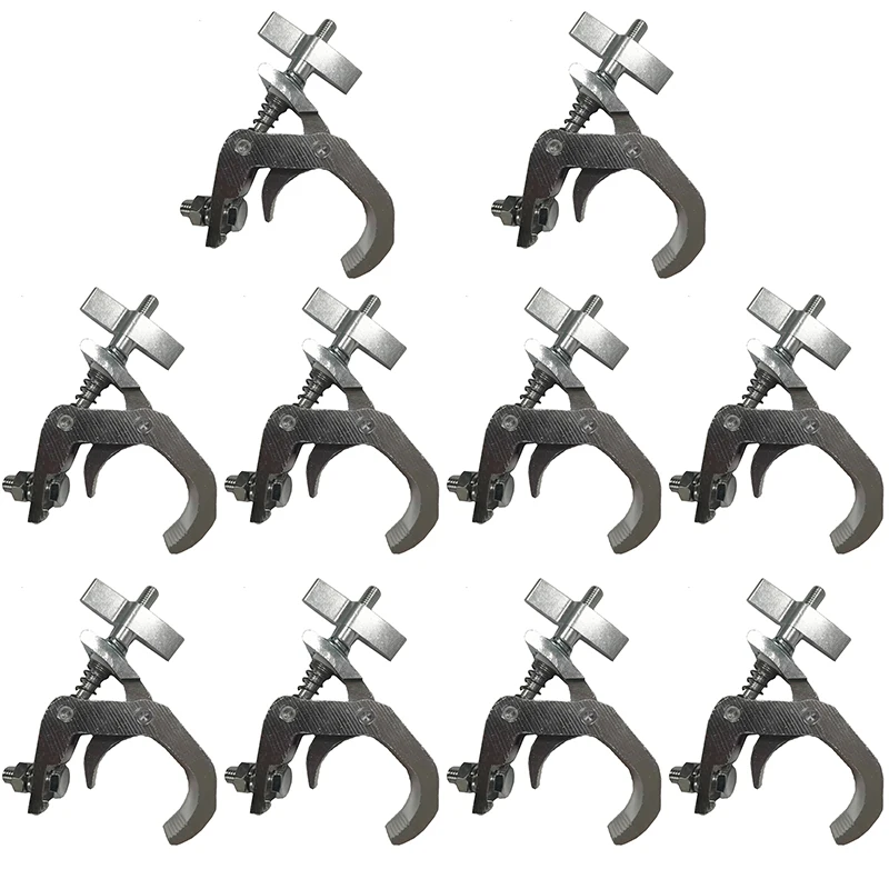 10pcs/lot Aluminum Alloy Stage Lights Hook 150kg Heavy Duty Light Clamp ...