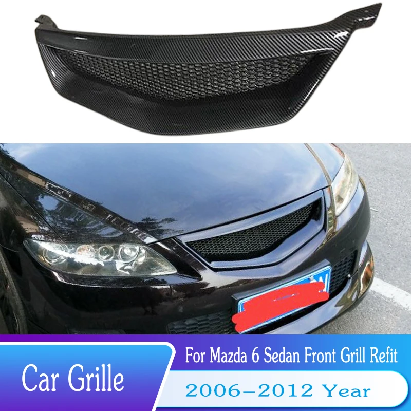For 2006 2012 Mazda 6 Front Bumper Car Grille The Improved Front Grills ...