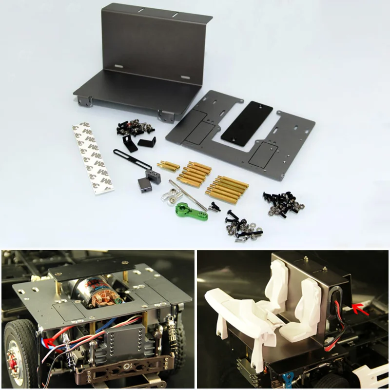 All Metal Second Floor Driving Platform Upgrade For 1/14 Tamiya Rc ...