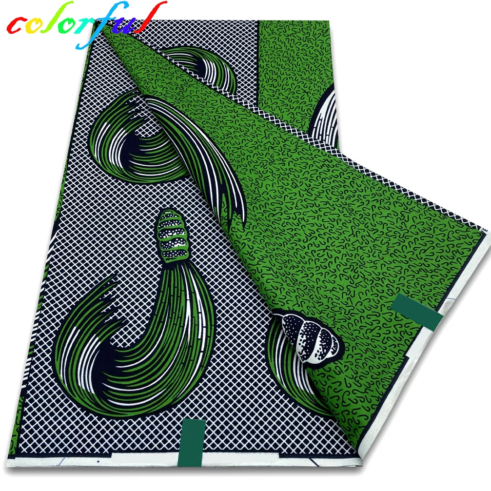 New-Fashion-African-Wax-Fabric-100-Cotton-Nigeria-Ankara-Wax-Fabrics ...