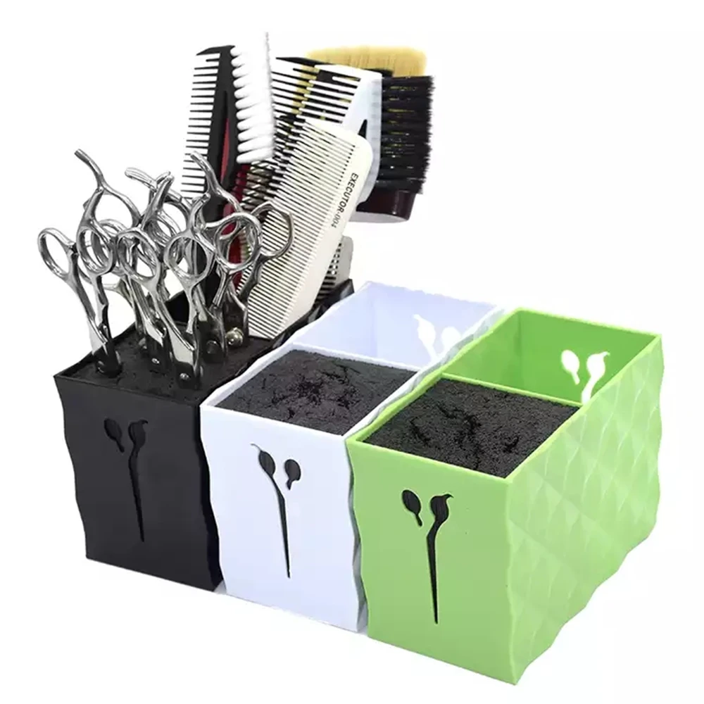 Hairdressing Scissors Stand Salon Hair Clips Comb Scissors Organizer ...