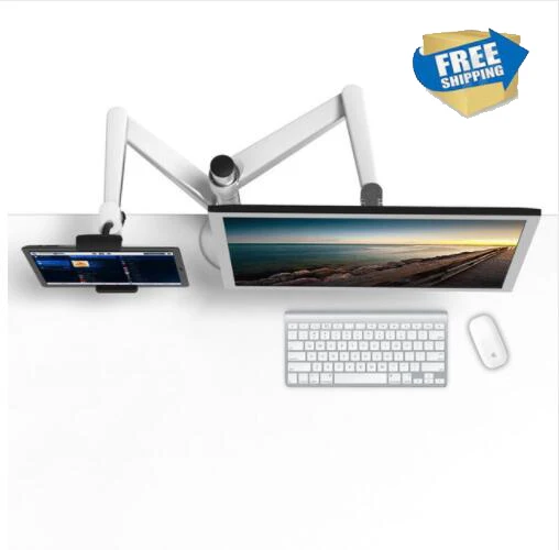 Suporte-para-Monitor-de-Bra-o-Duplo-OA-8Z-Altura-de-Rota-o-Completa ...