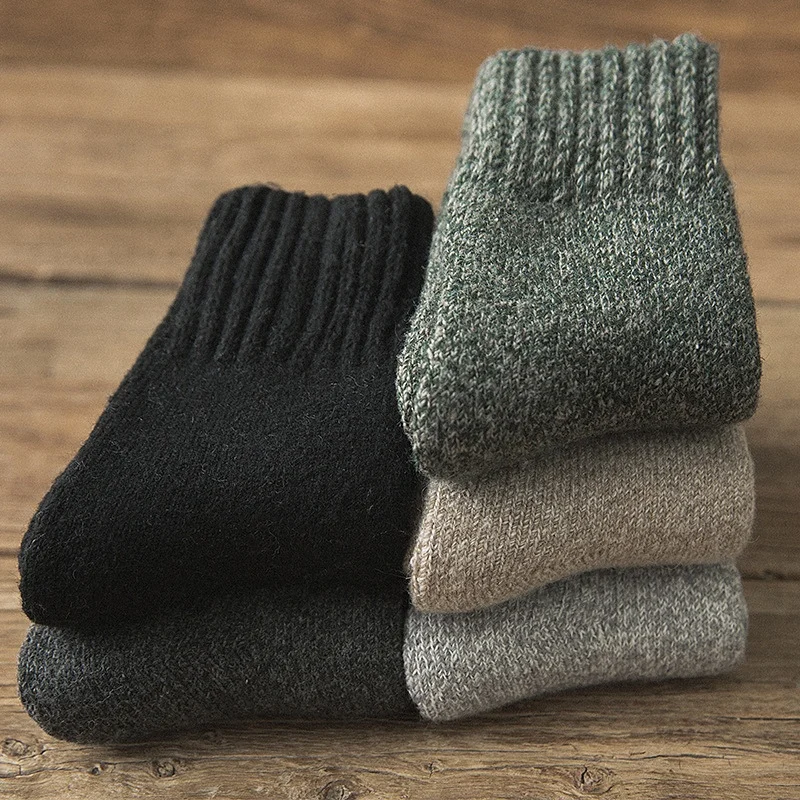 3-Pair-Winter-Men-s-Thick-Wool-Socks-Harajuku-Retro-Merino-Wool-Warm ...