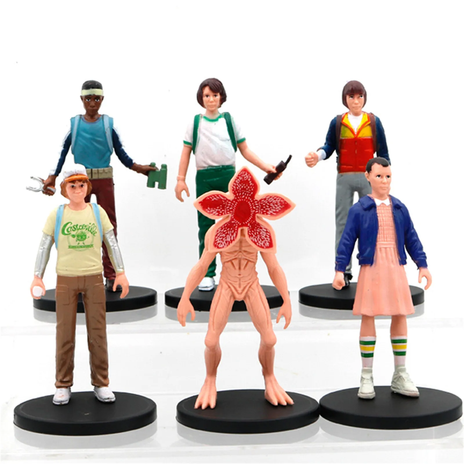 6pcs/set Stranger Things Model Steve Demogorgon Action Figure Pvc ...