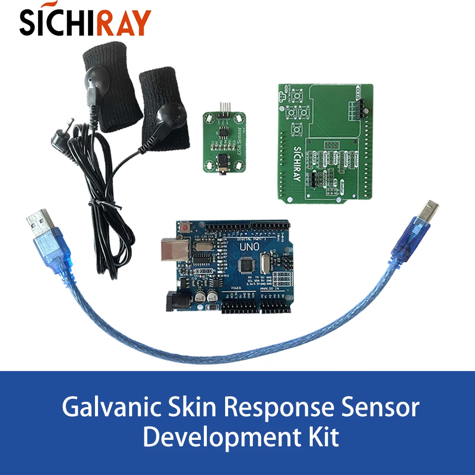 Galvanic Skin Response Sensor Kit for Arduino Measurable Psychology ...