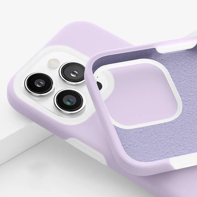 Luxury Original Jelly Liquid Silicone Phone Case For iPhone 16 14 13 12 ...