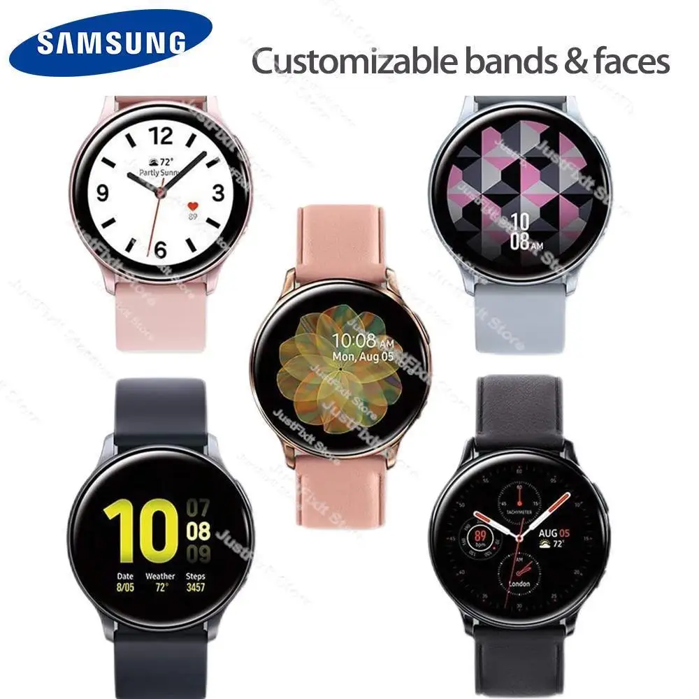 Samsung galaxy watch active 2 r825 relógio inteligente, com gps, sensor ...