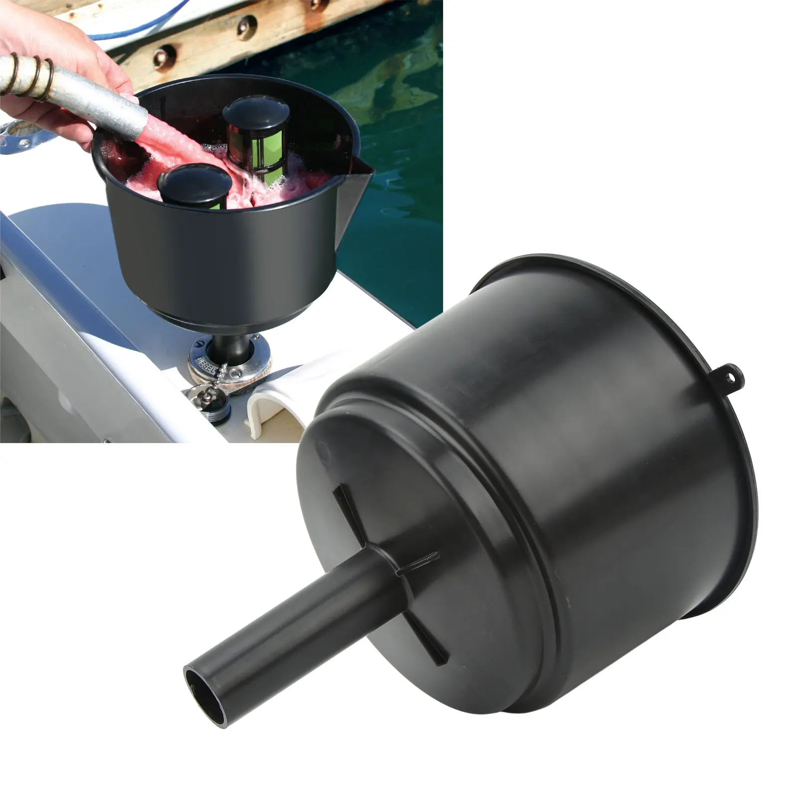 Large Refueling Funnel with Filter Mesh Motorcycles Gasoline Engine Car ...