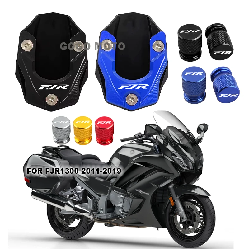 Motorcycle CNC Foot Side Stand Enlarger Support Plate Kickstand ...