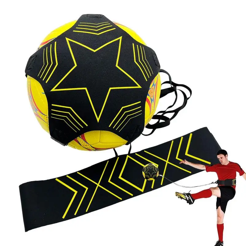 Soccer-Return-Trainer-Adjustable-Kick-Football-Trainer-Waist-Belt ...