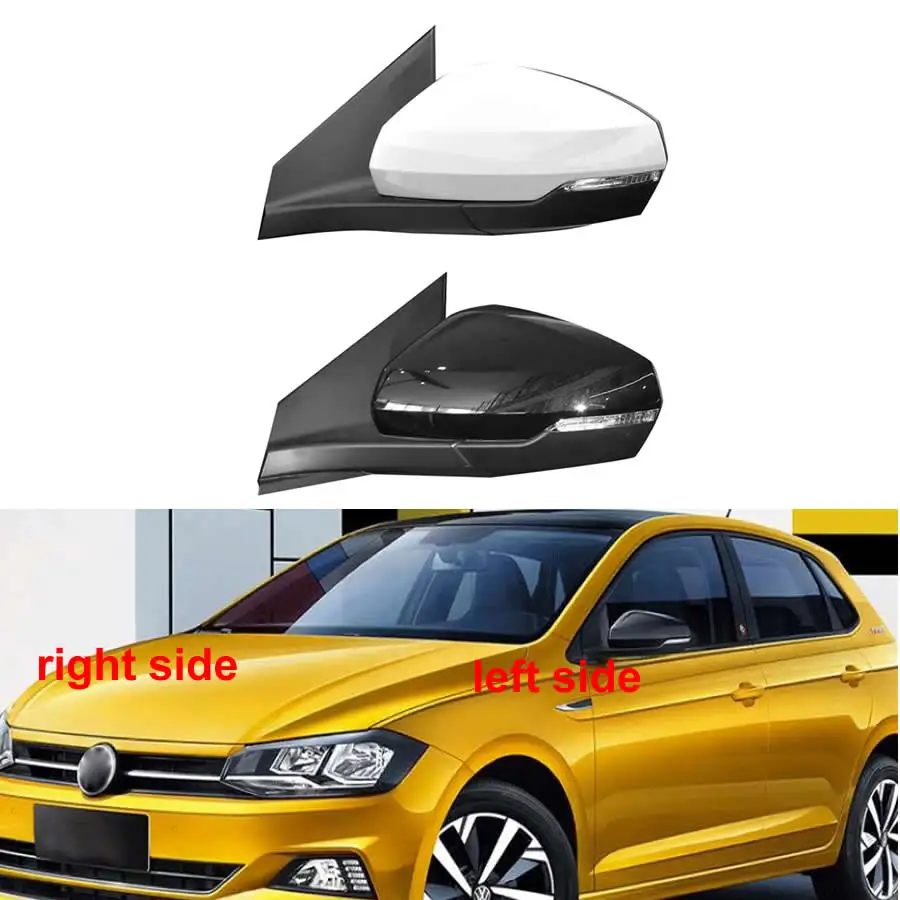For-Volkswagen-VW-Polo-2019-2020-2021-2022-Rearview-Mirror-Assembly ...