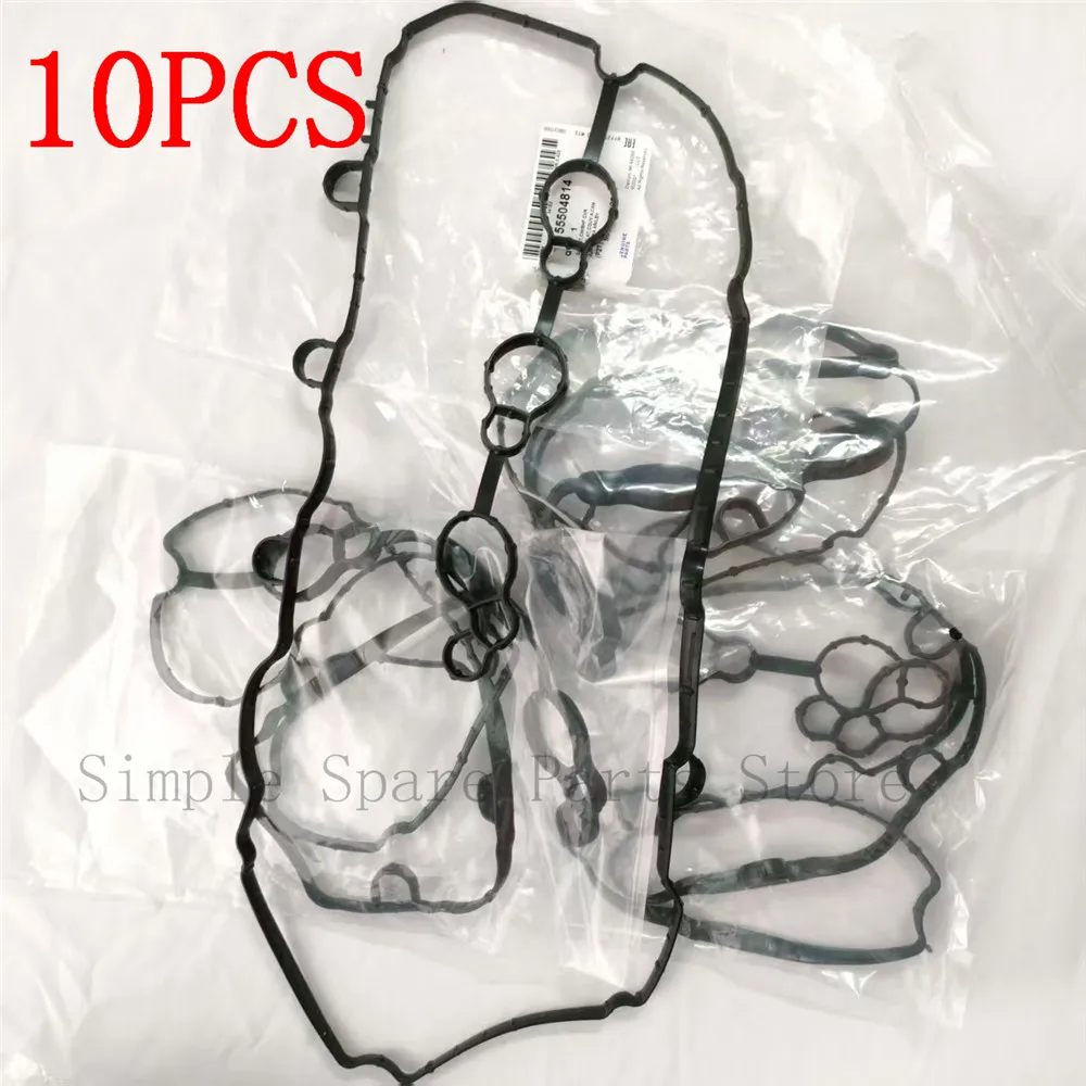 10pcs 55496719 55504814 Engine Valve Cover Gasket For Chevrolet Sealing ...