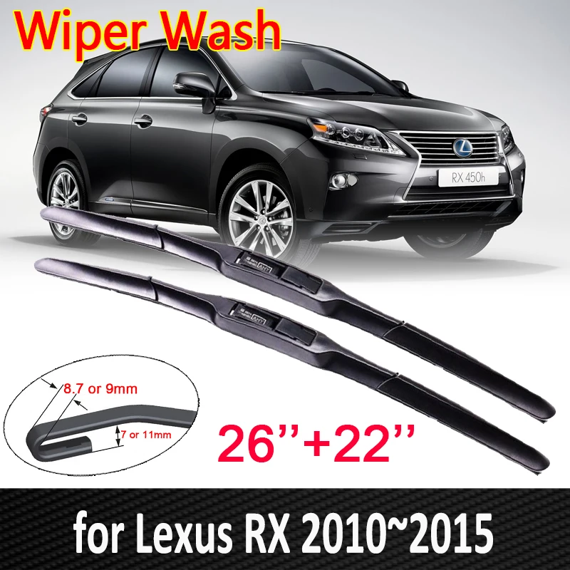 For-Lexus-RX-RX270-RX350-RX450h-2010-2012-2013-2014-2015-Car-Wiper ...