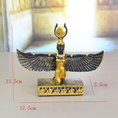 Aqumotic God of War Horus Isis Son Statue Decor Memorial Ancient ...