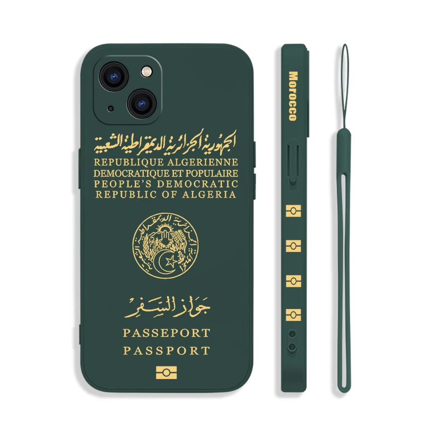 Algeria-Passport-Phone-Case-For-Samsung-Galaxy-S24-S23-S22-S21-S20 ...