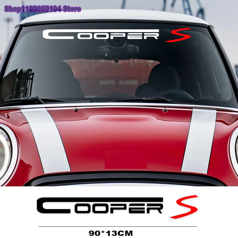 1PC-Car-Windscreen-Window-Sticker-Vinyl-Decal-For-MINI-Cooper-s-R56-R57 ...