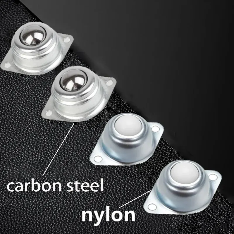 Half Inch Bullseye Wheel Nylon Casters Ball Conveyor Wheels Assembly ...